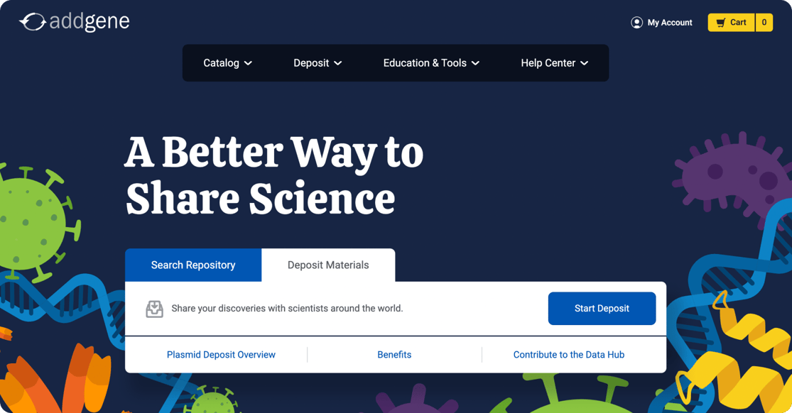 Addgene's Website Update